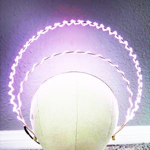 Light UP Glowing Halo Crown - Multiple Colors - Goddess Halo Crown ...