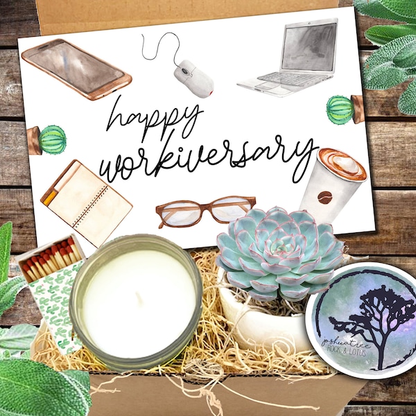 Happy Anniversary Coworker - Etsy