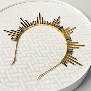 Light-up Sunburst Goddess Crown Festival Head Piece Burning Man ...