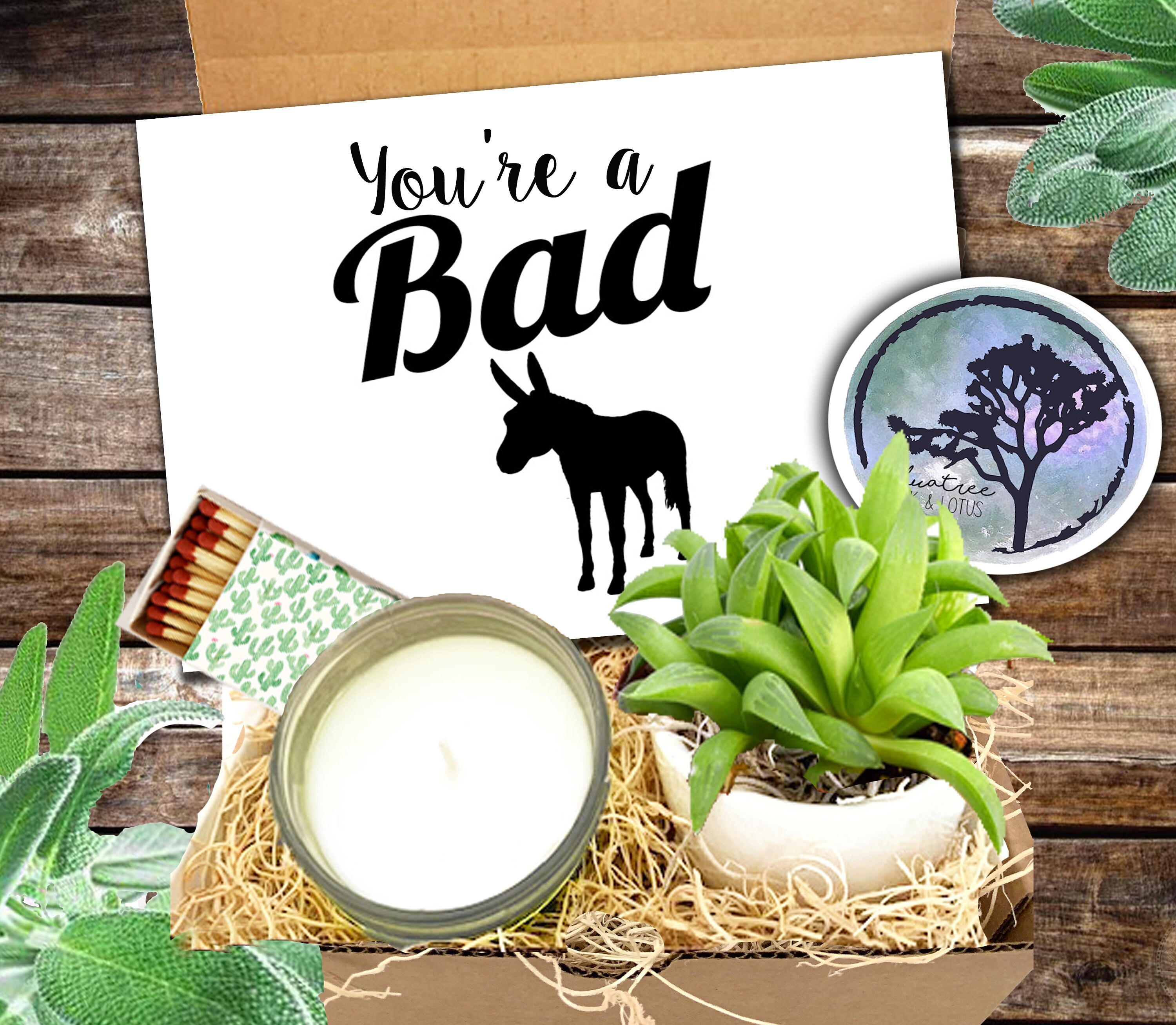 You're A Bad Ass Gift Box Graduation Gift Appreciation | Etsy