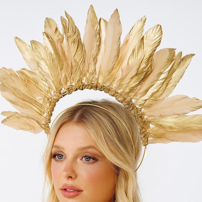Burlesque Tiara Feather - Etsy