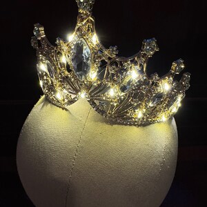 Golden Illuminated Goddess Crown Light up Headpiece for Pageants ...