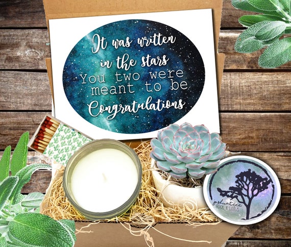 Congratulations on Your Engagement Gift Live Succulent in | Etsy