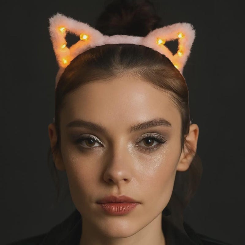 Cat Ear Headband - Etsy