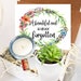 Fertility Affirmation Succulent Gift Box Gift Box for Friend Pregnancy ...