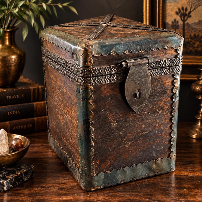 Indian Metal Chest - Etsy