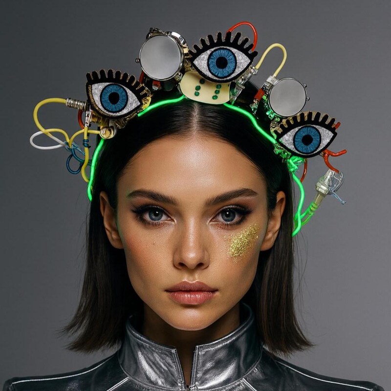 Futuristic Headpiece - Etsy