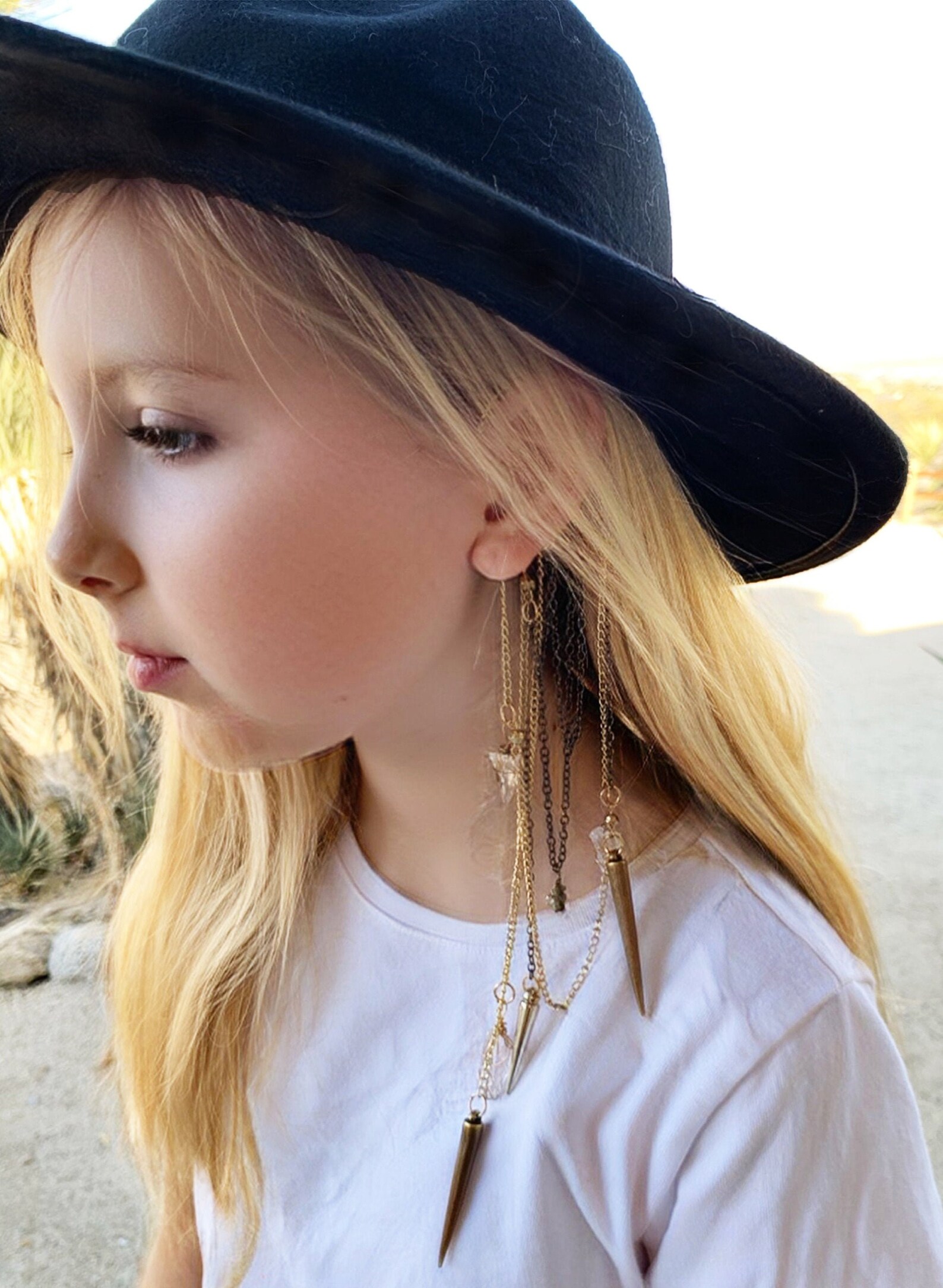 Joshua Tree Quartz Crystal Chandelier Cuff No Pierce Earring - Etsy