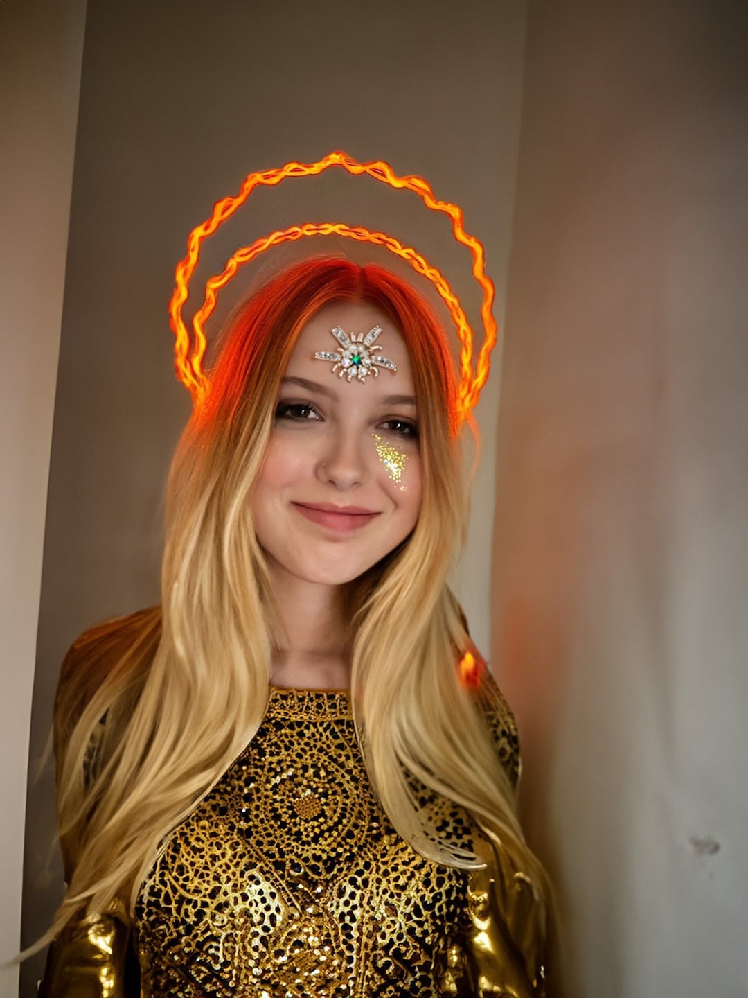 Light UP Glowing Halo Crown - Multiple Colors - Goddess Halo Crown ...