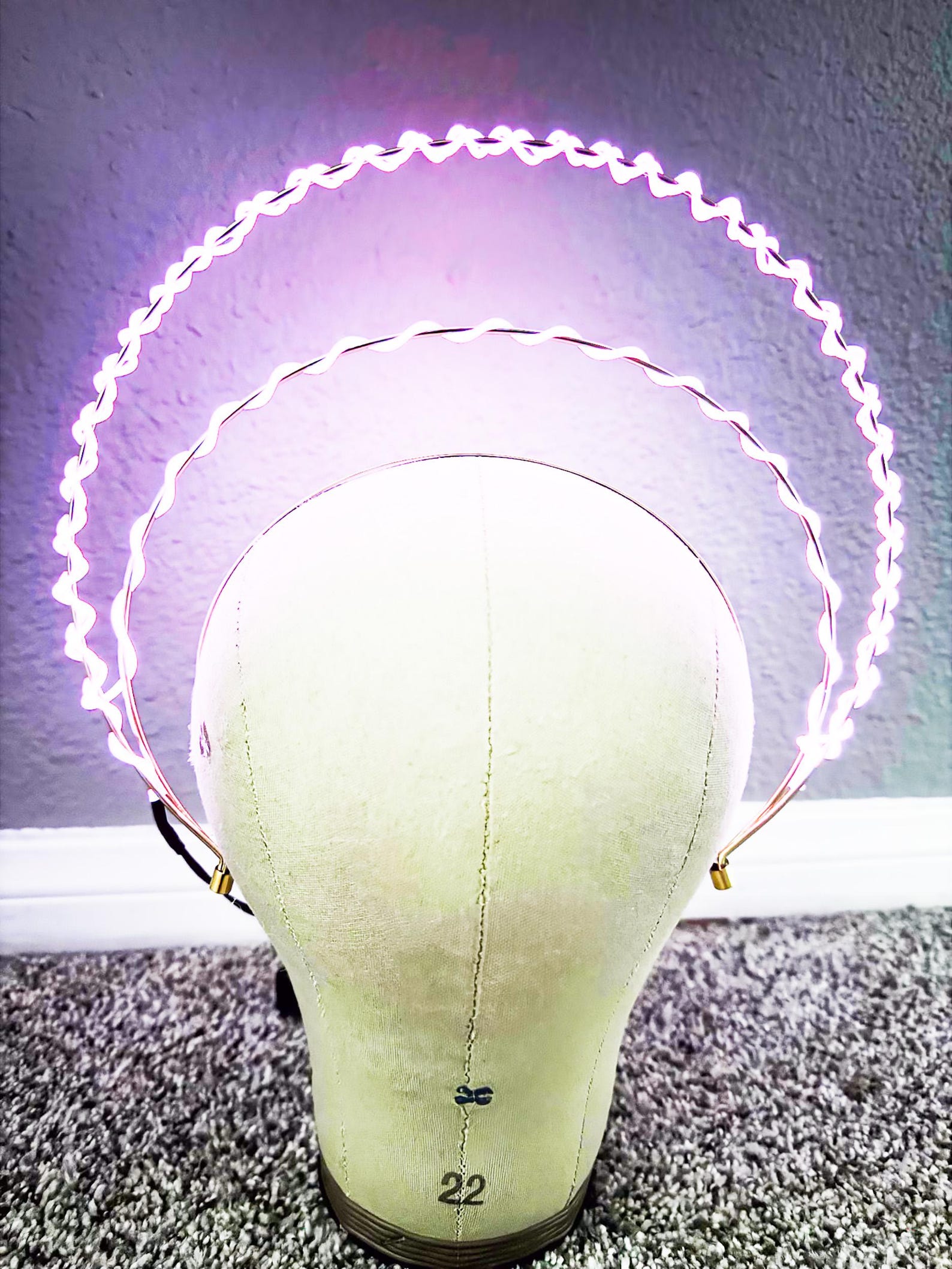 Light UP Glowing Halo Crown - Multiple Colors - Goddess Halo Crown ...