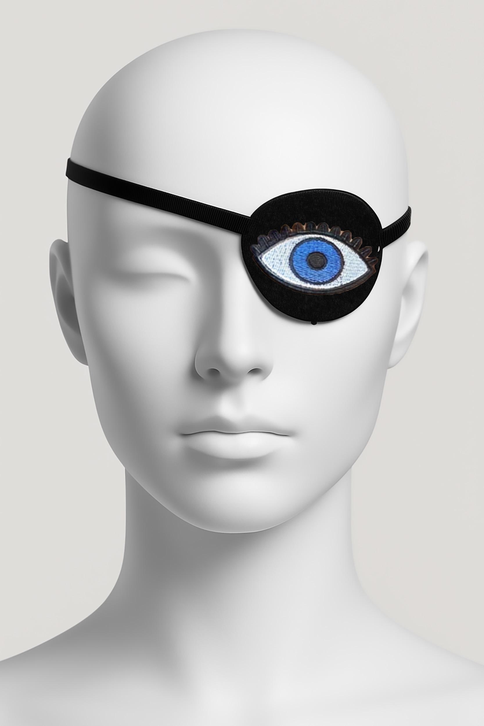 Surrealist Art Eye Patch - Pirate Patch - Evil Eye Unisex Adjustable ...