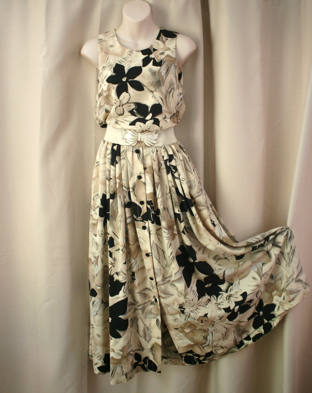 Vintage Ian Burns C1990 Beautifully Made Size 12 Elegant Flowing ...