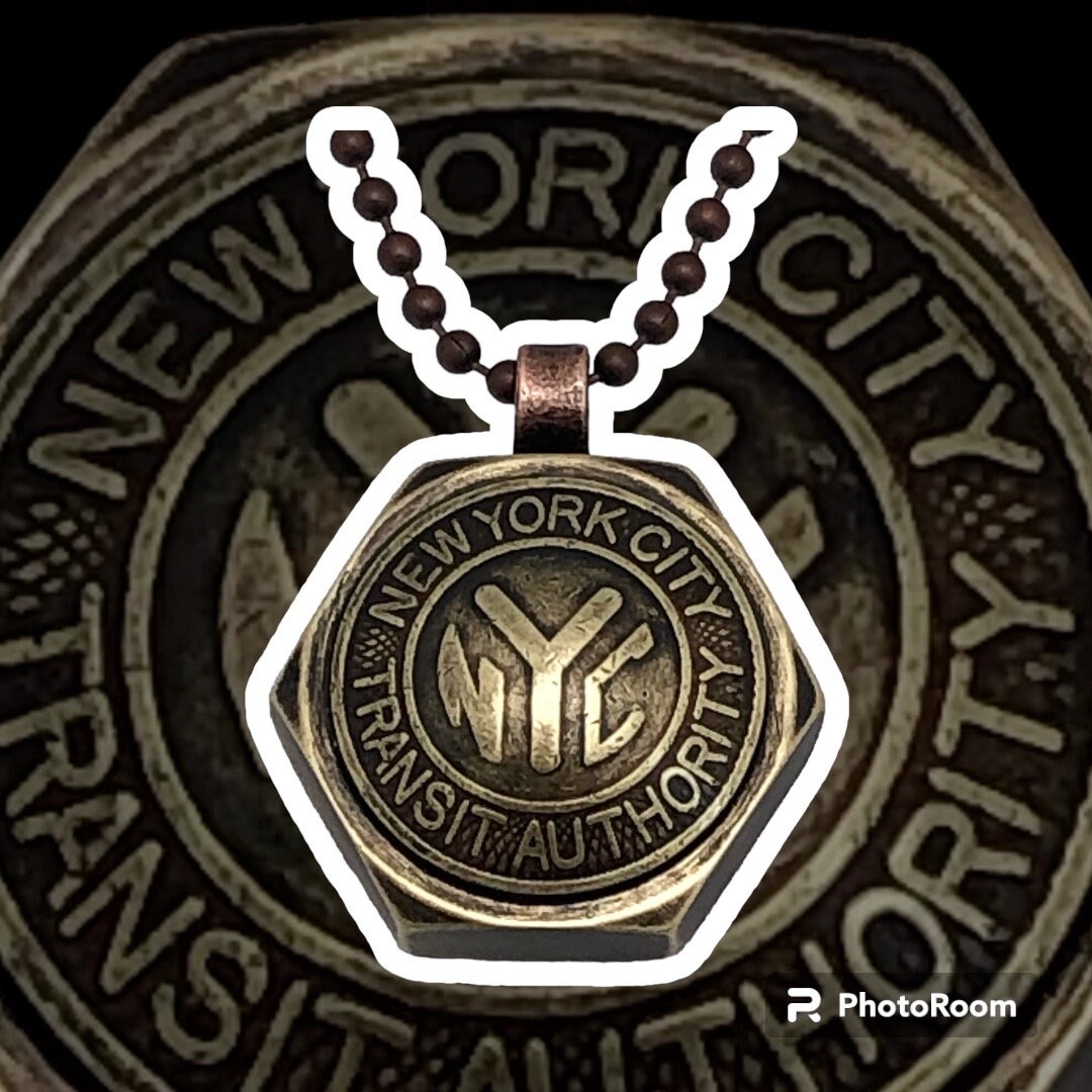 Vintage Unique NYC New York City Transit Authority Token & Copper ...