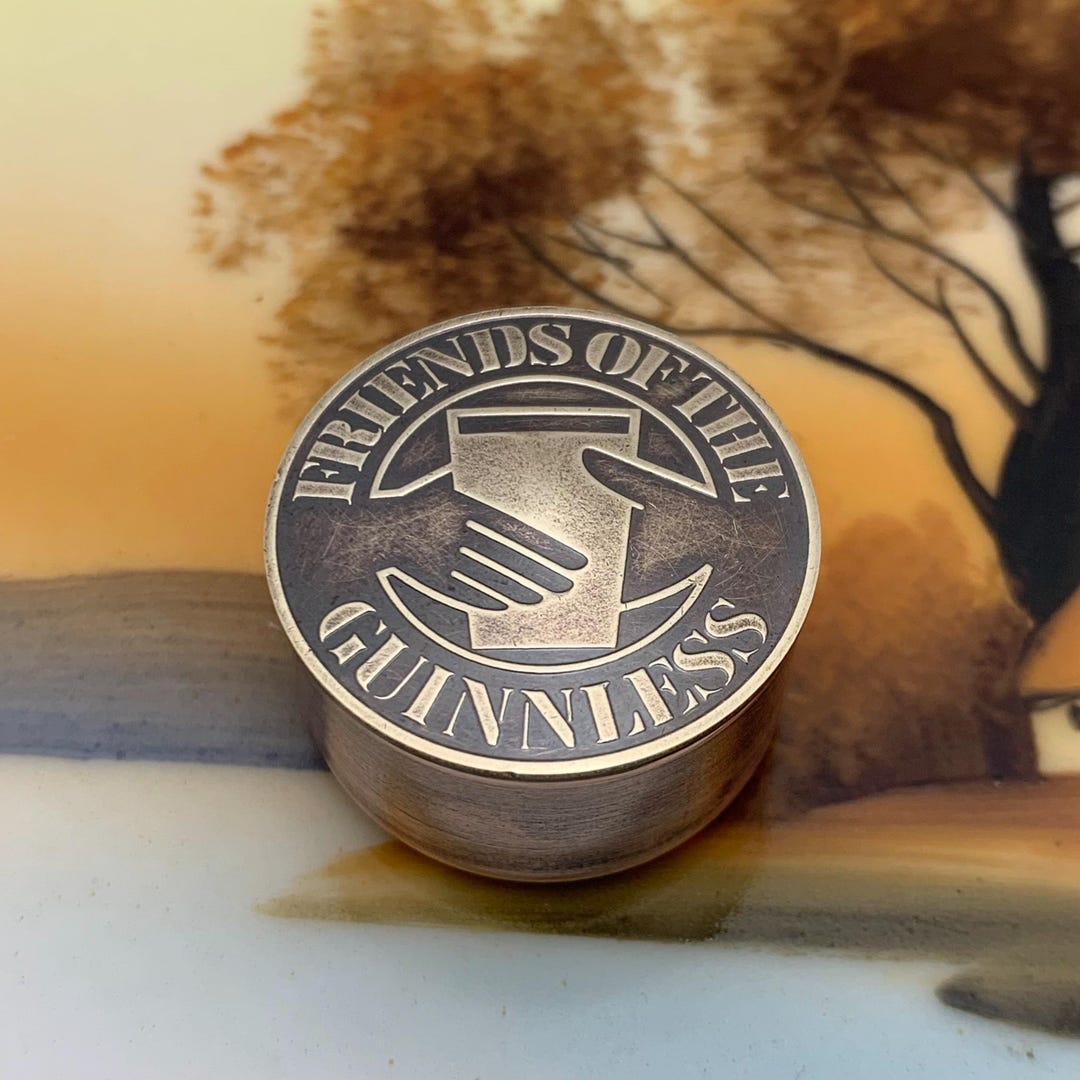 Guinness Beer 1 Free Guinnie Coin and Copper Pill Holder - Etsy