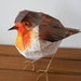 ROBIN Bird - Make a Paper 3D Bird Decoration With This PDF Download - Etsy