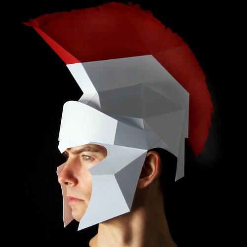 CENTURION HELMET Make Your Own Paper Helmet With This - Etsy