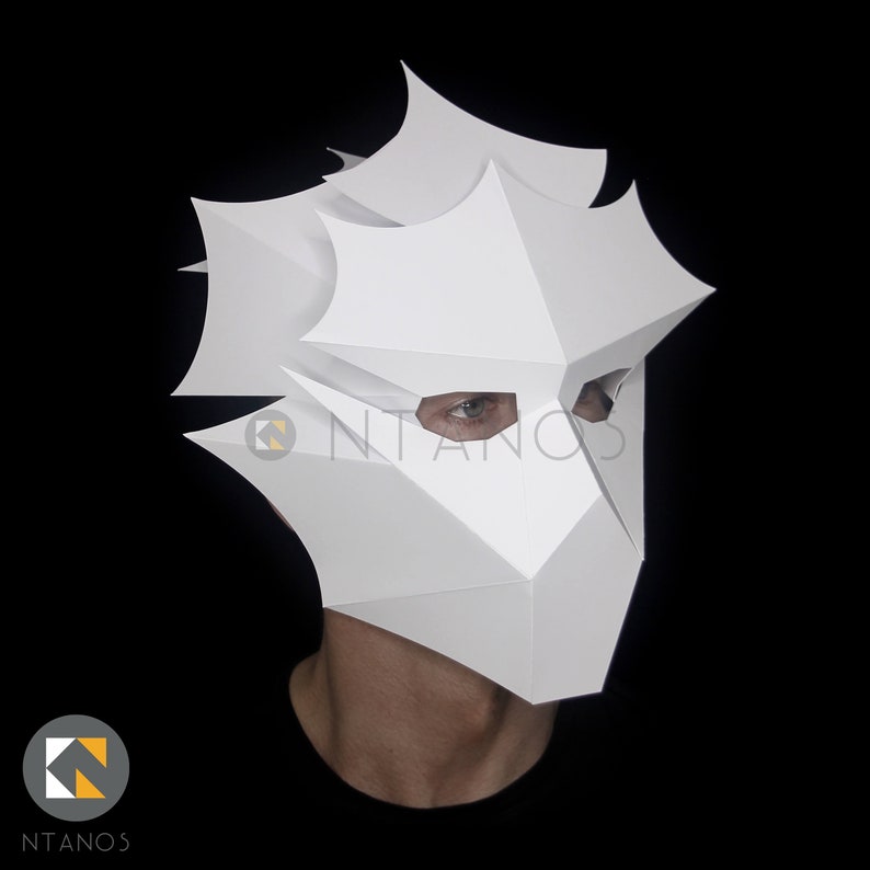SHELL Mask Make This Mask Using the PDF Template and Paper | Etsy