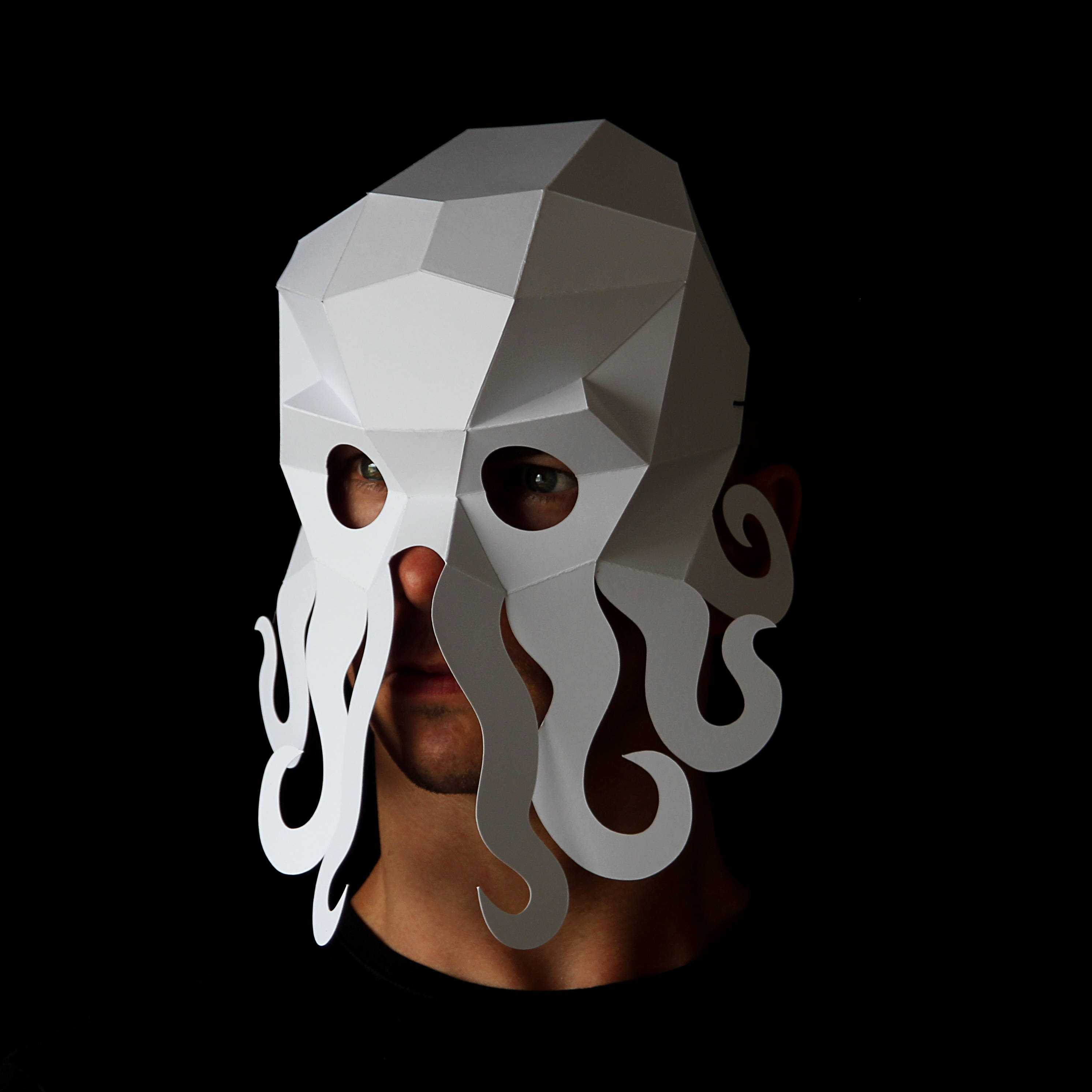 Geometric Octopus Mask Template: DIY Paper Mask (PDF Download) - Etsy UK