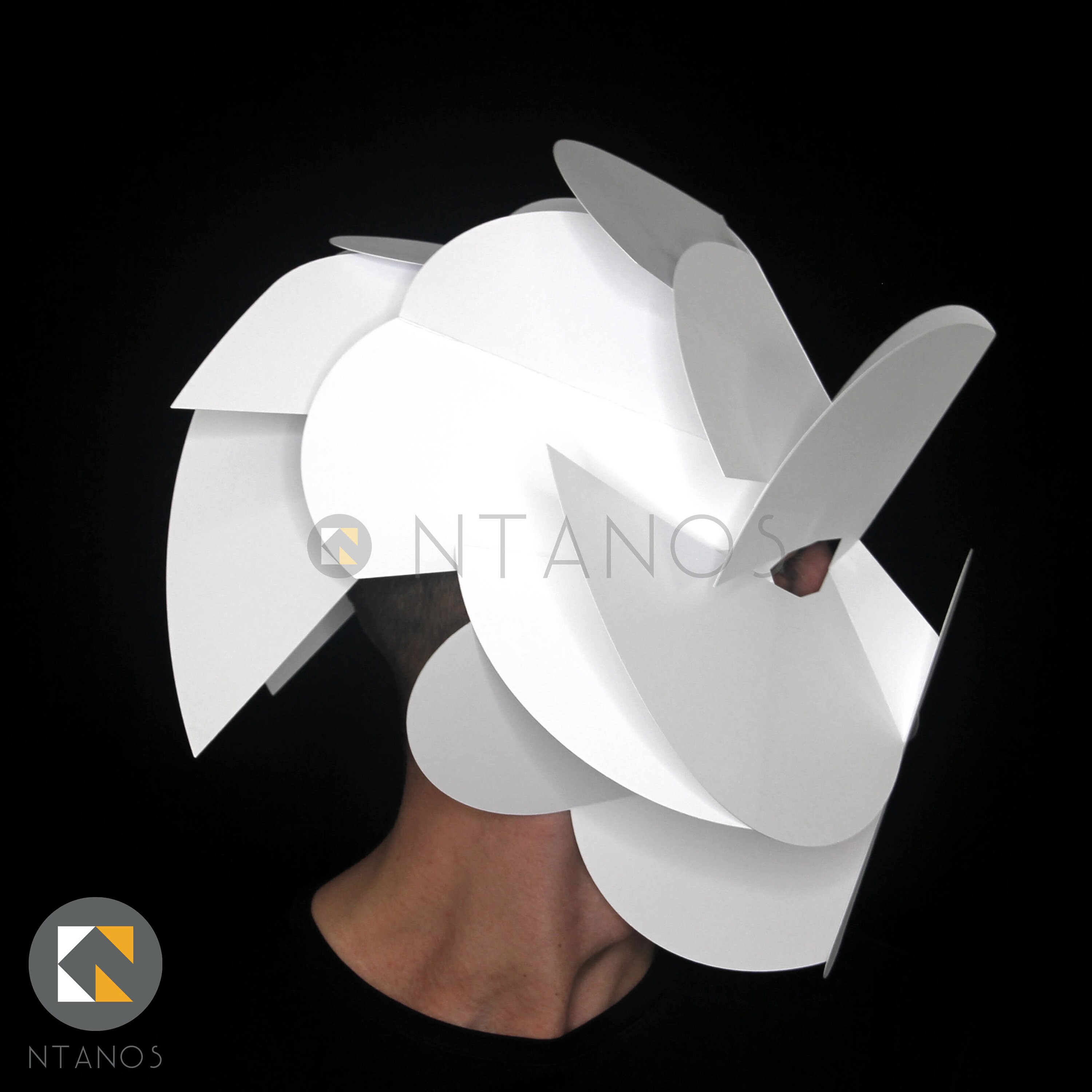 SHELL Mask Make This Mask Using the PDF Template and Paper - Etsy