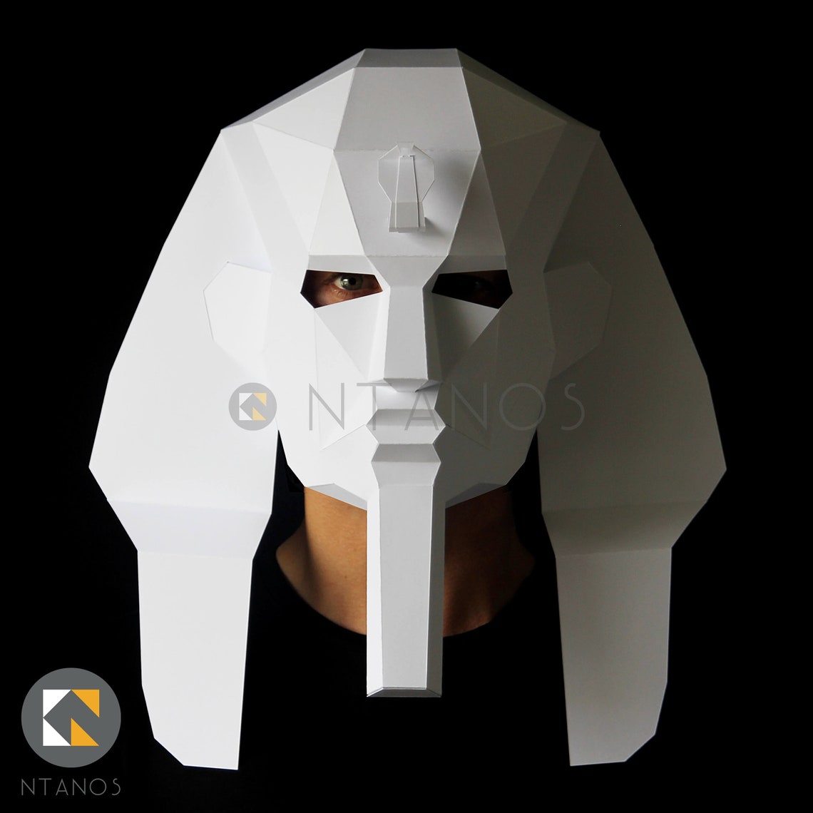 PHARAOH Mask Make Your Own Egyptian Mask With Card From PDF - Etsy Canada