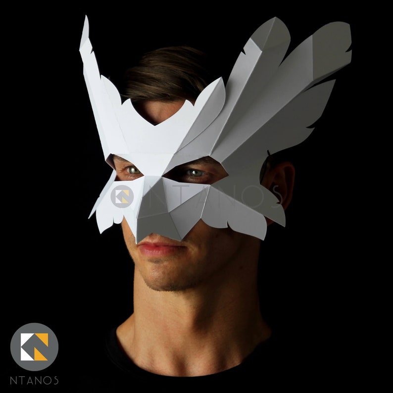 Bird Mask Make An Easy Bird Mask From Card With This Pdf Etsy Uk