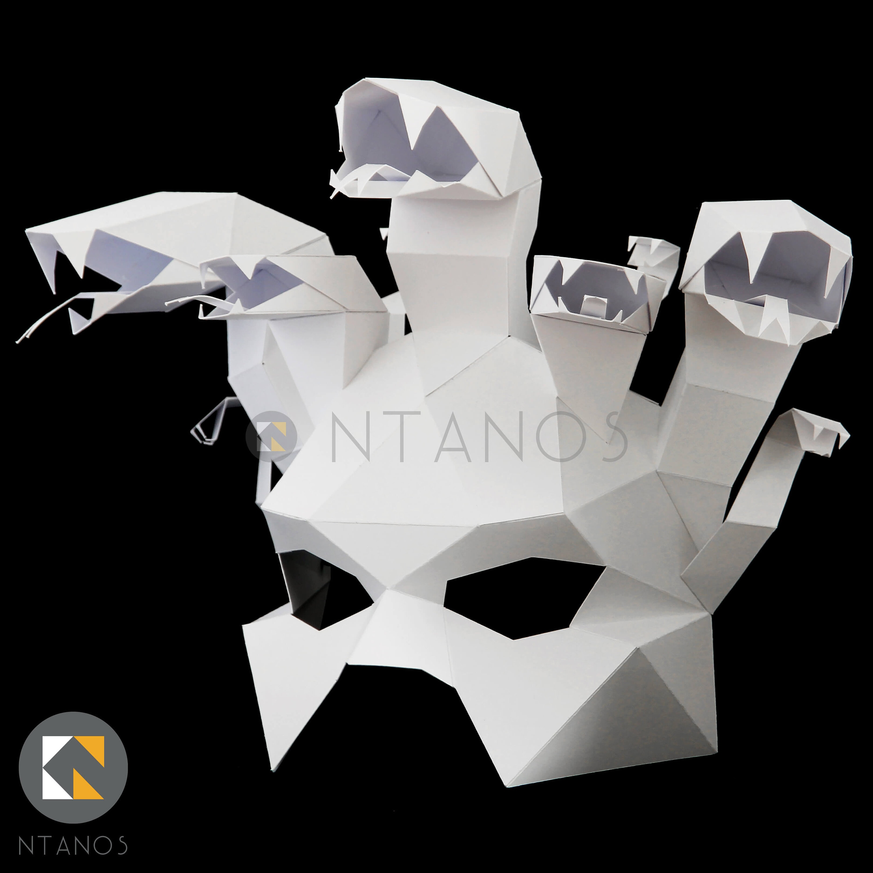 MEDUSA Mask Make Your Own Medusa With This Low-poly Paper - Etsy Canada