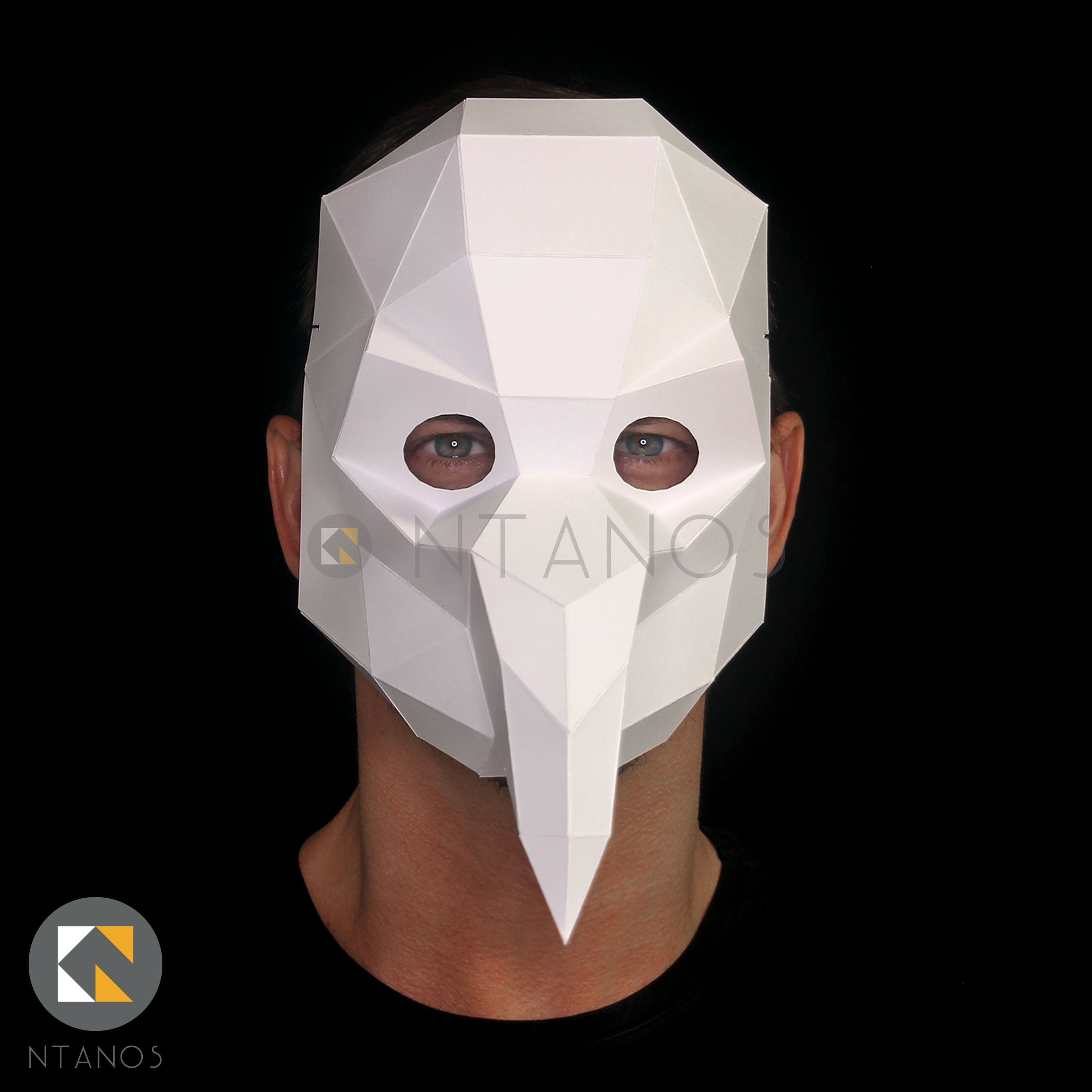 Plague Doctor Mask Template: DIY Paper Mask (PDF Pattern) - Etsy