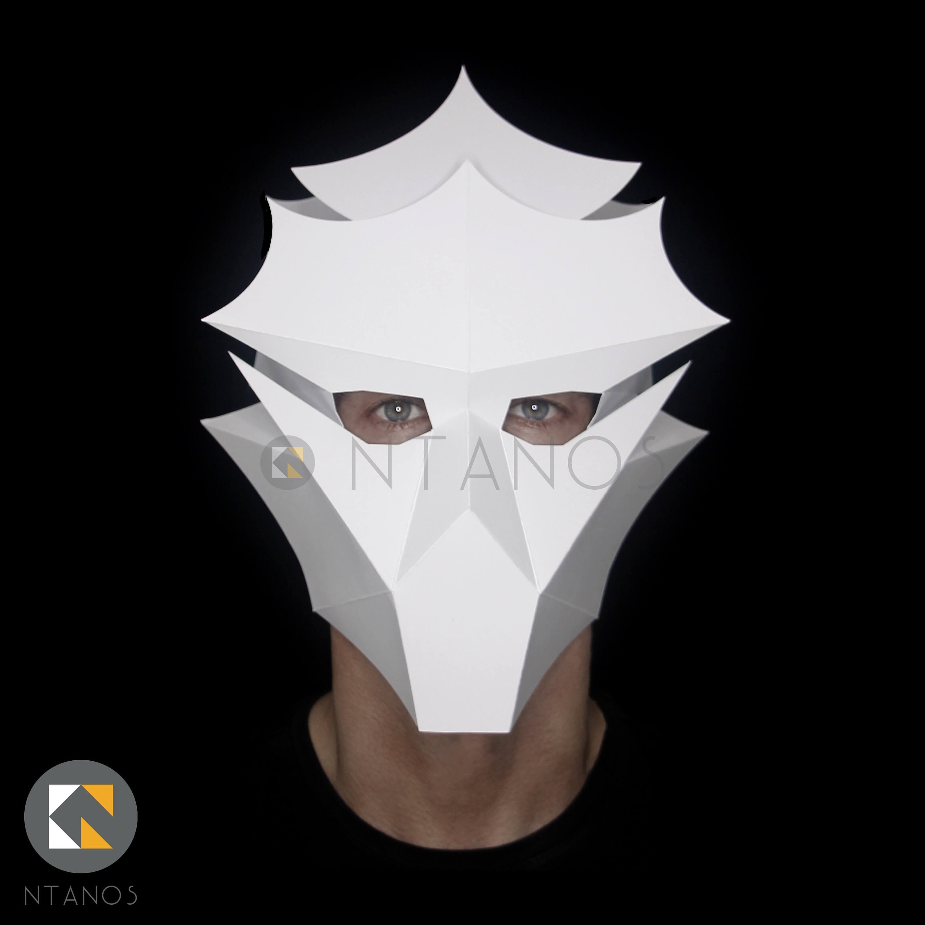 SHELL Mask Make This Mask Using the PDF Template and Paper - Etsy