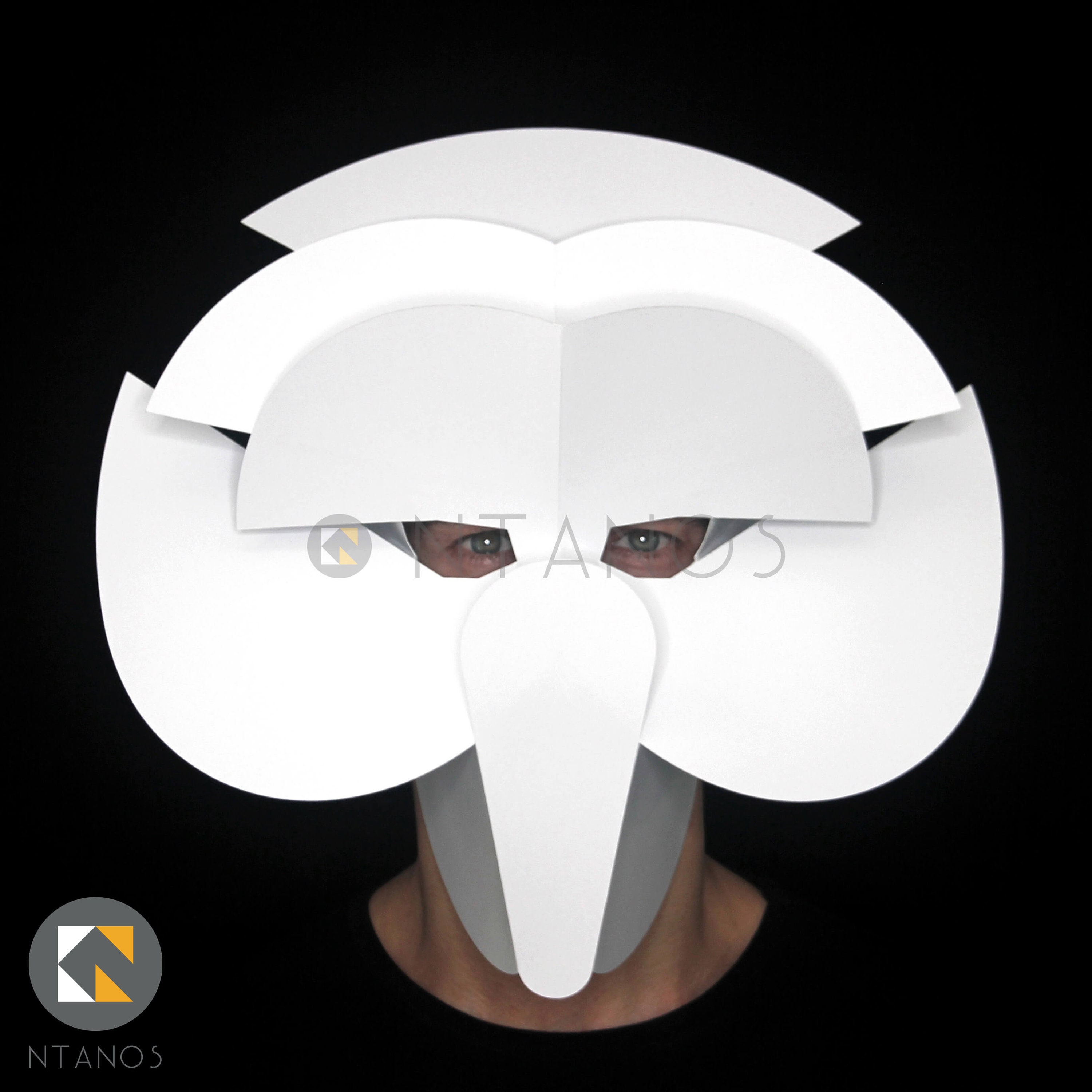 SHELL Mask Make This Mask Using the PDF Template and Paper - Etsy