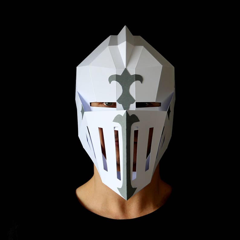 KNIGHT Armor Mask - Crea il tuo elmo da cavaliere dalla carta con ...