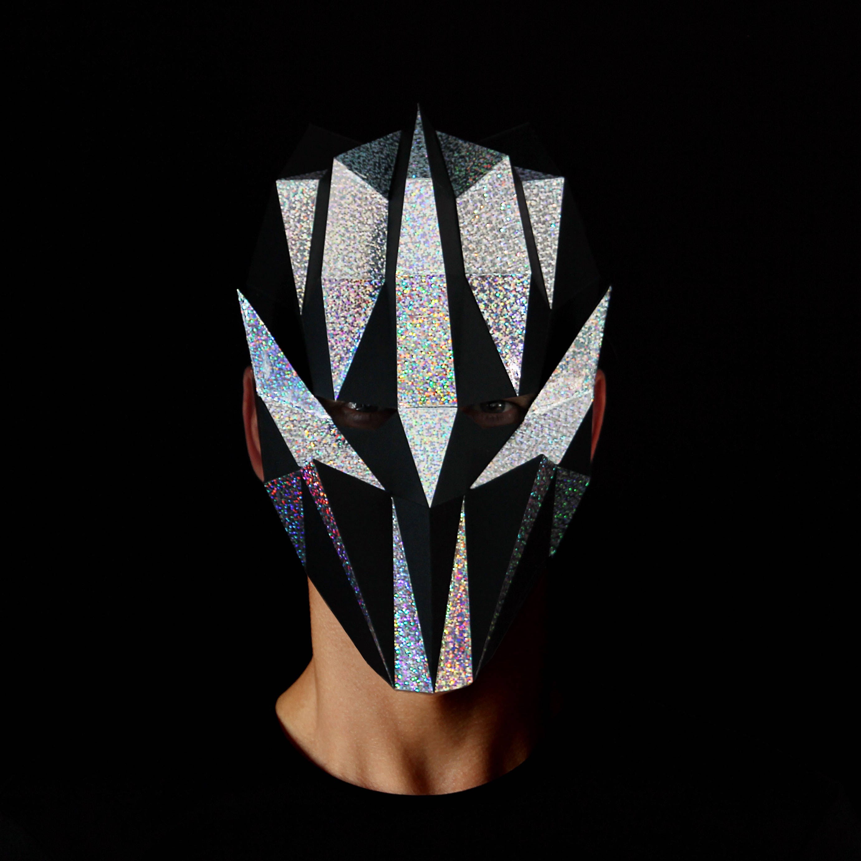 Geometric Mask Full Face Mask You Can Make With This - Etsy UK