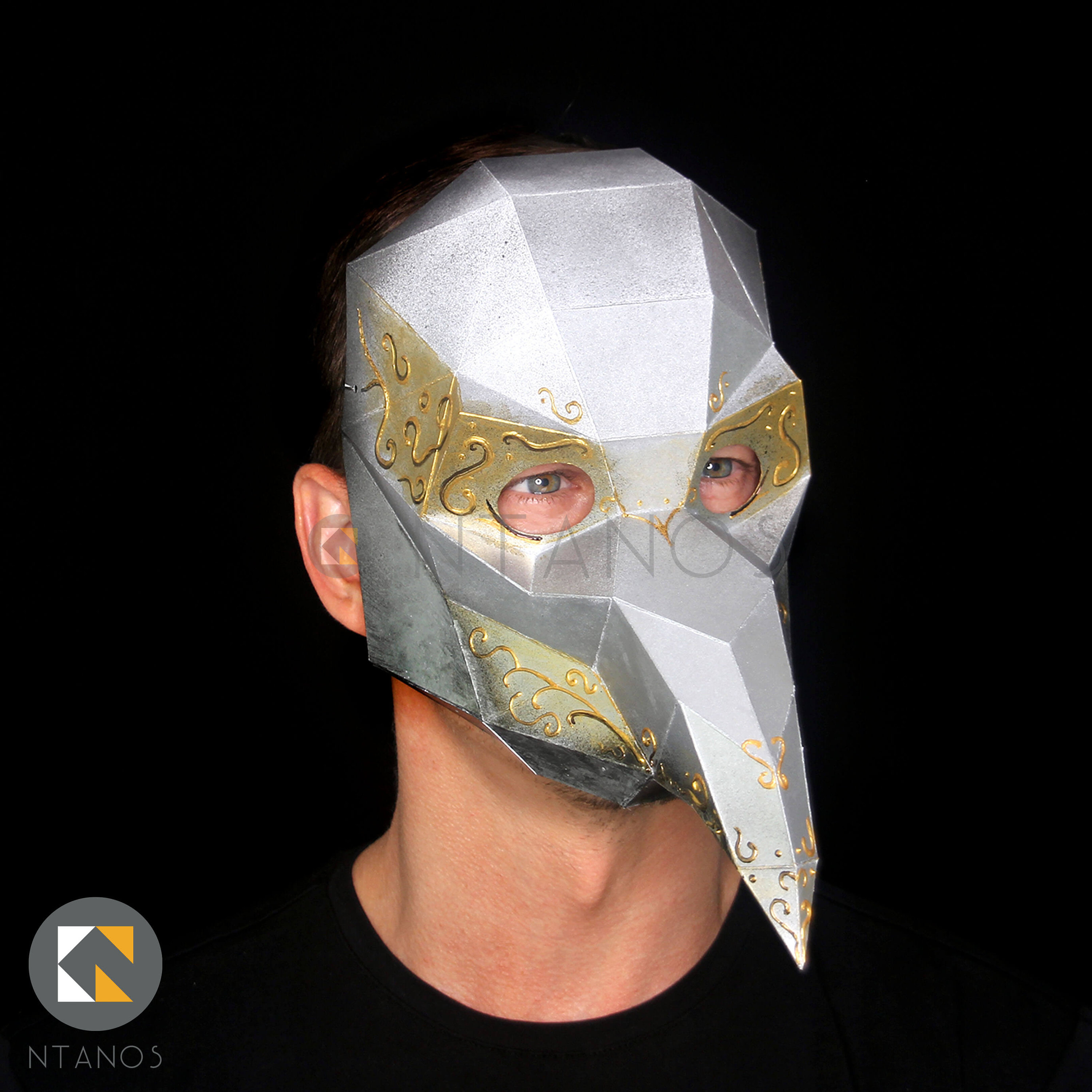 PLAGUE DOCTOR Mask Make a Classic Plague Doctor Paper Mask | Etsy