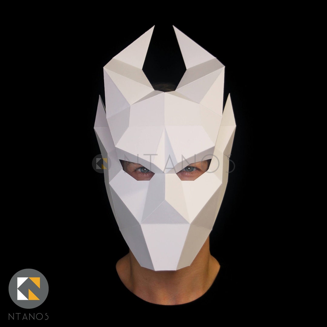IFRIT Demon Mask - Use This Template to Build Your Own Demon Paper Mask ...