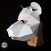 3D Geometric Rat Mask: Papercraft PDF Template - Etsy