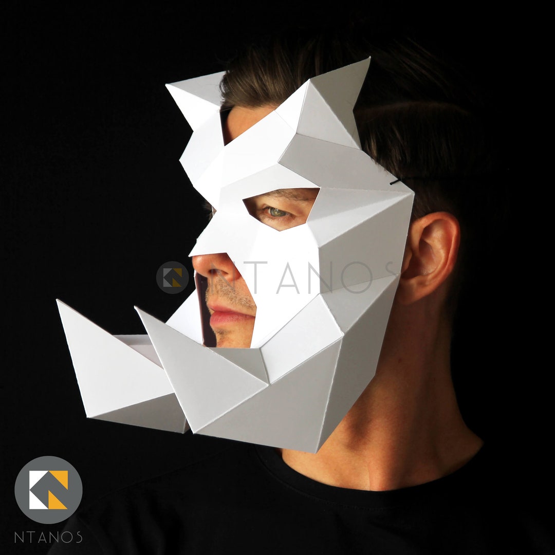 Bewilderbeast Mask Template: DIY Cardboard Mask (PDF Pattern) - Etsy