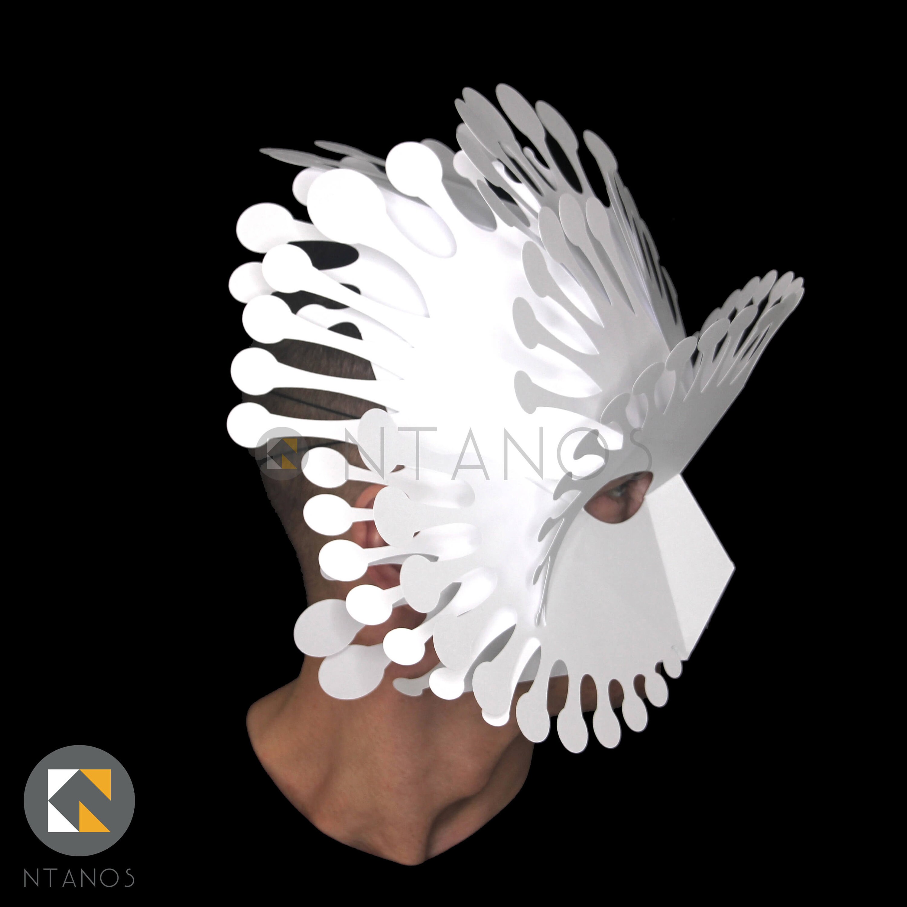 SHELL Mask Make This Mask Using the PDF Template and Paper - Etsy