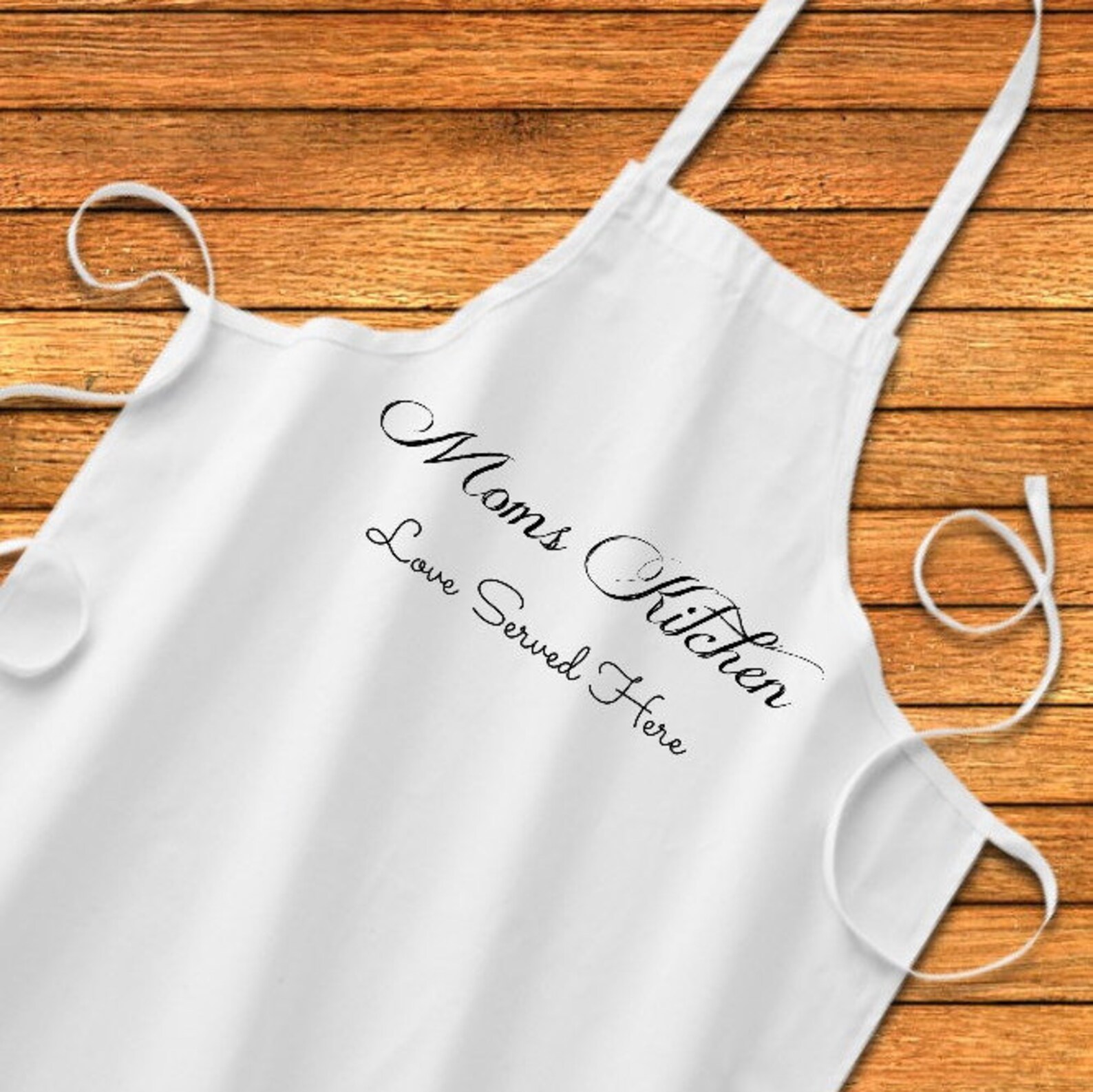 Customizable "mom's Kitchen" Apron, Personalized Chef Gift - Etsy