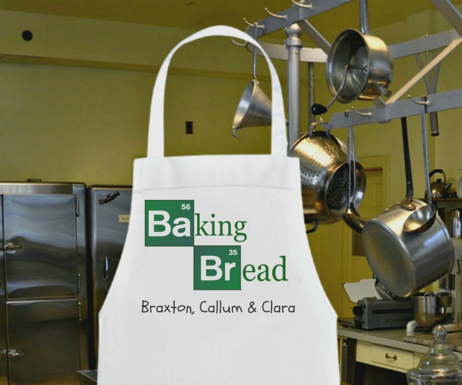 Baking Bread Personalized Apron Take off of breaking bad | Etsy