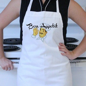 Bon Appetit Apron, Custom Apron, Personalized Apron, Chef Apron, Womens ...
