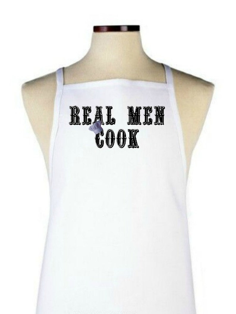 Real Men Cook Apron Custom Apron Personalized Apron Chef | Etsy
