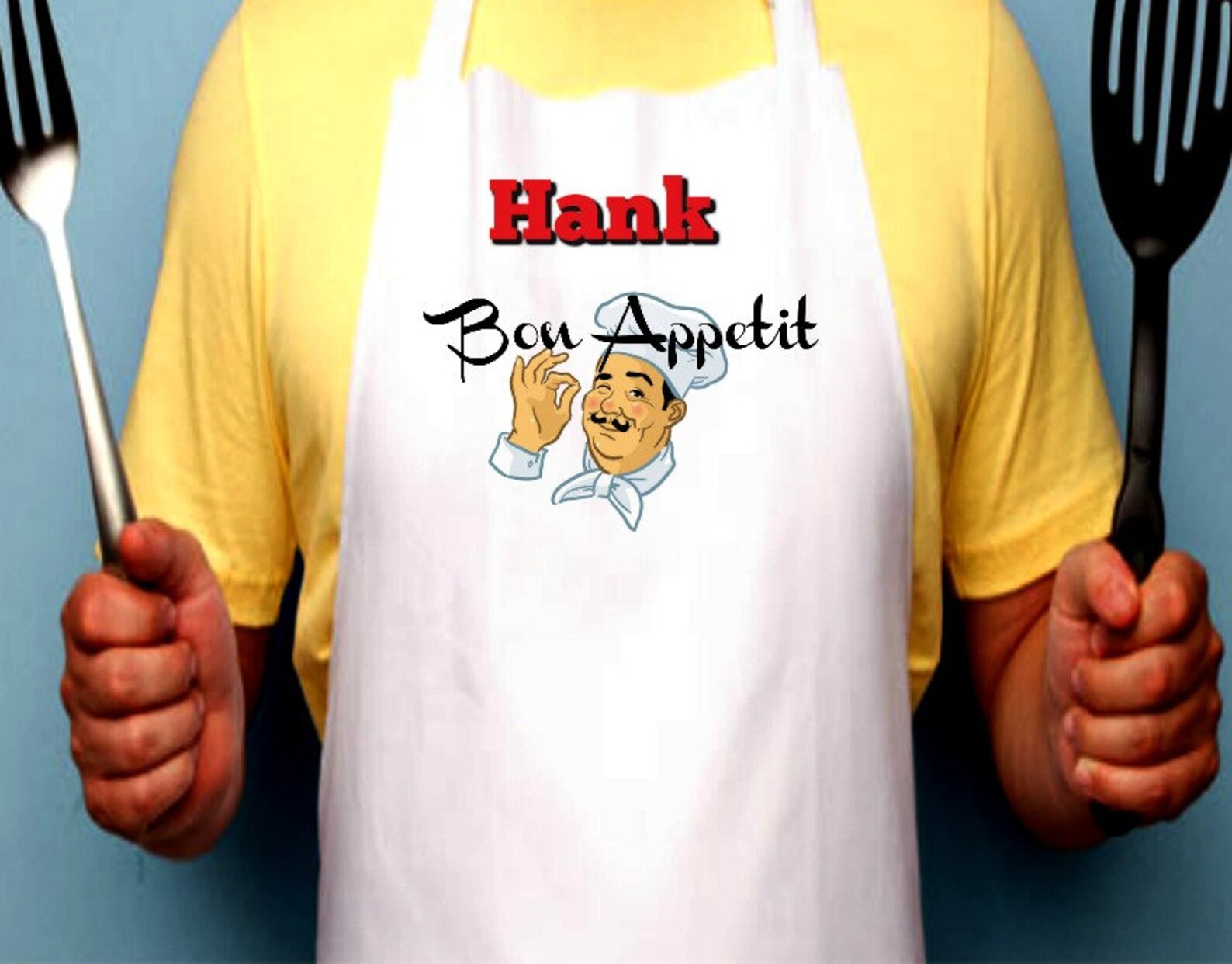 Bon Appetit Apron Custom Apron Personalized Apron Chef - Etsy