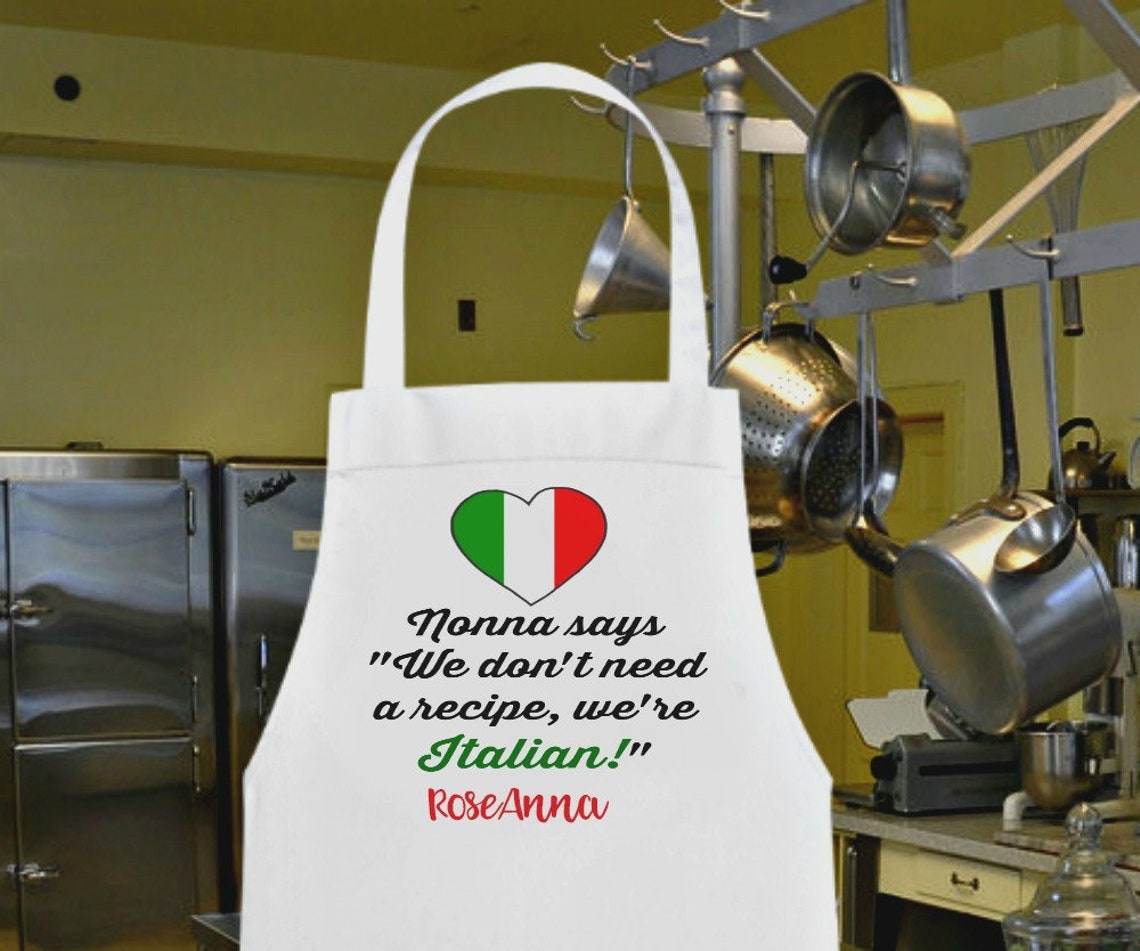 We're Italian Apron: Personalized Chef Gift - Etsy