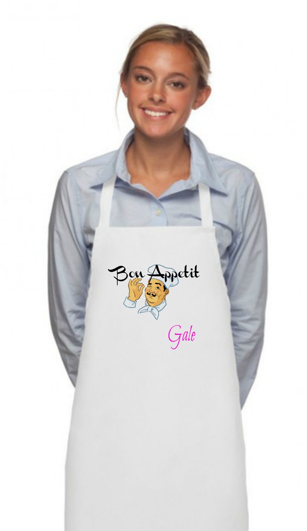 Bon Appetit Apron Custom Apron Personalized Apron Chef - Etsy