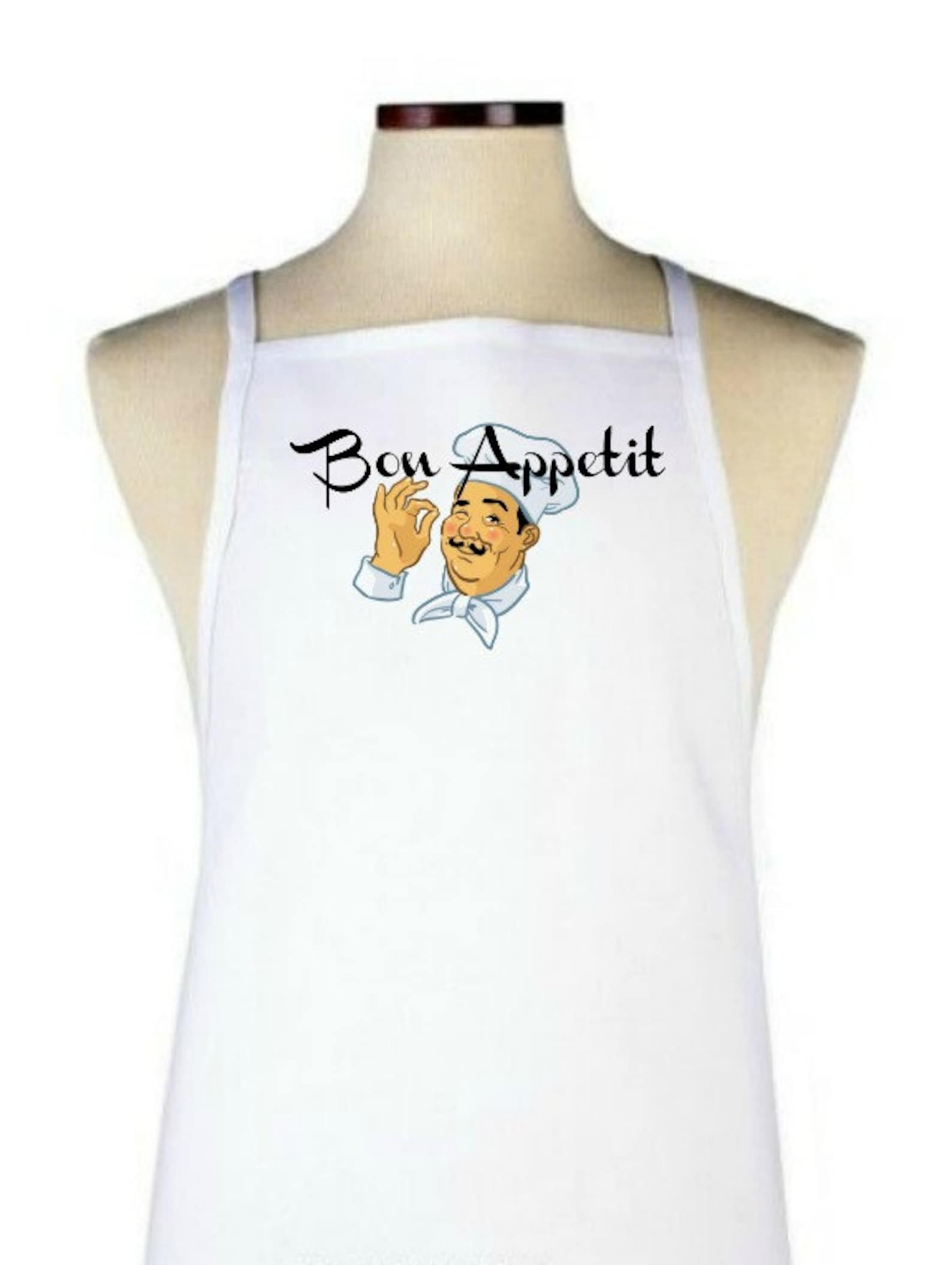 Bon Appetit Apron Custom Apron Personalized Apron Chef - Etsy