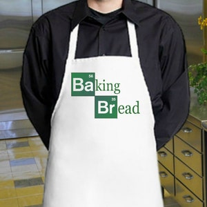 Baking Bread Personalized Apron, Take off of Breaking Bad, Chef Apron ...