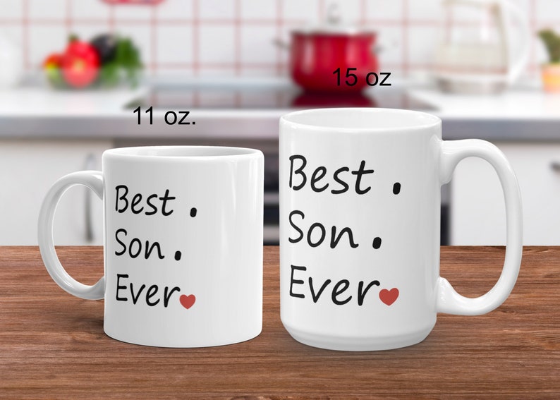 Best Son Ever Mug, Personalized Coffee Mug, Personalized Gift, Custom ...