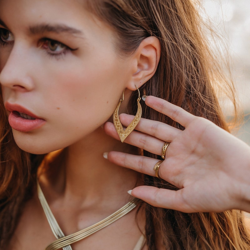 Bohemian Earrings - Etsy