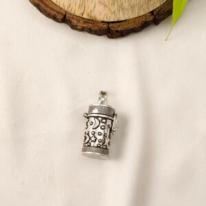 Amulet Box Pendant With Celestial Motifs || Cylindrical Talisman ...