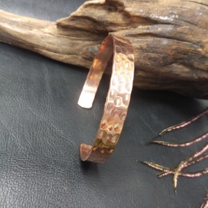 Hammered Copper Ethnic Bracelet || Therapeutic Cuff || Copper ...