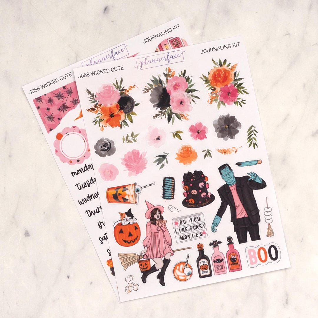 Wicked Cute Journalling Kit for Bullet Journals & Notebooks ...